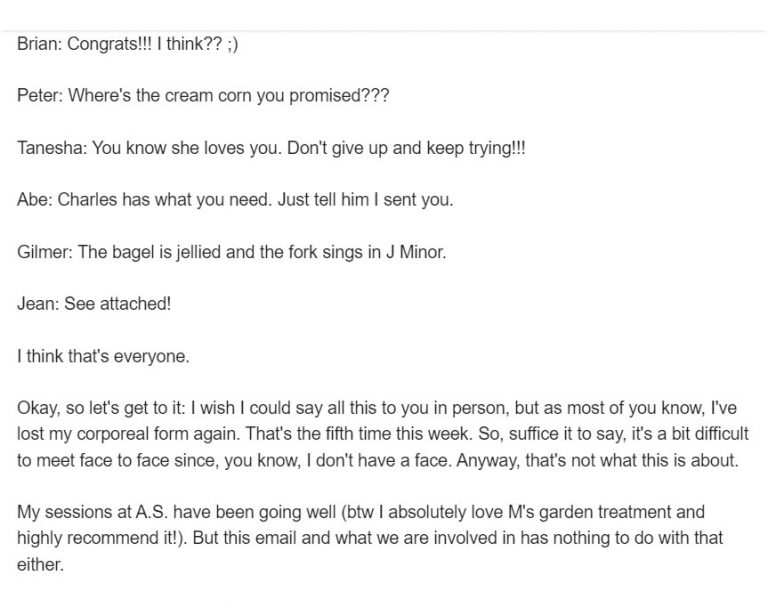 Jennifer’s Email – Ephemeral Rift